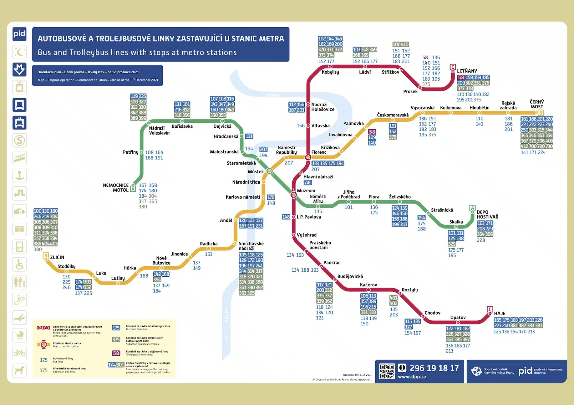 Transports publics de Prague - visiterprague.fr